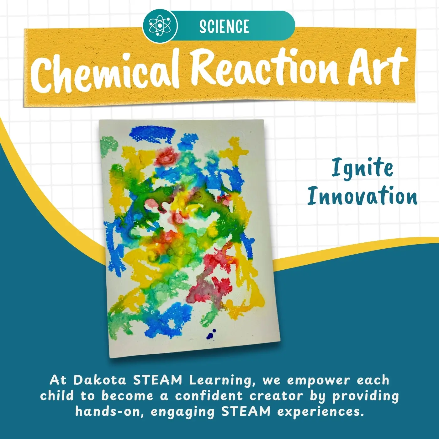 Chemical Reaction Art - Dakota STEAM Learning